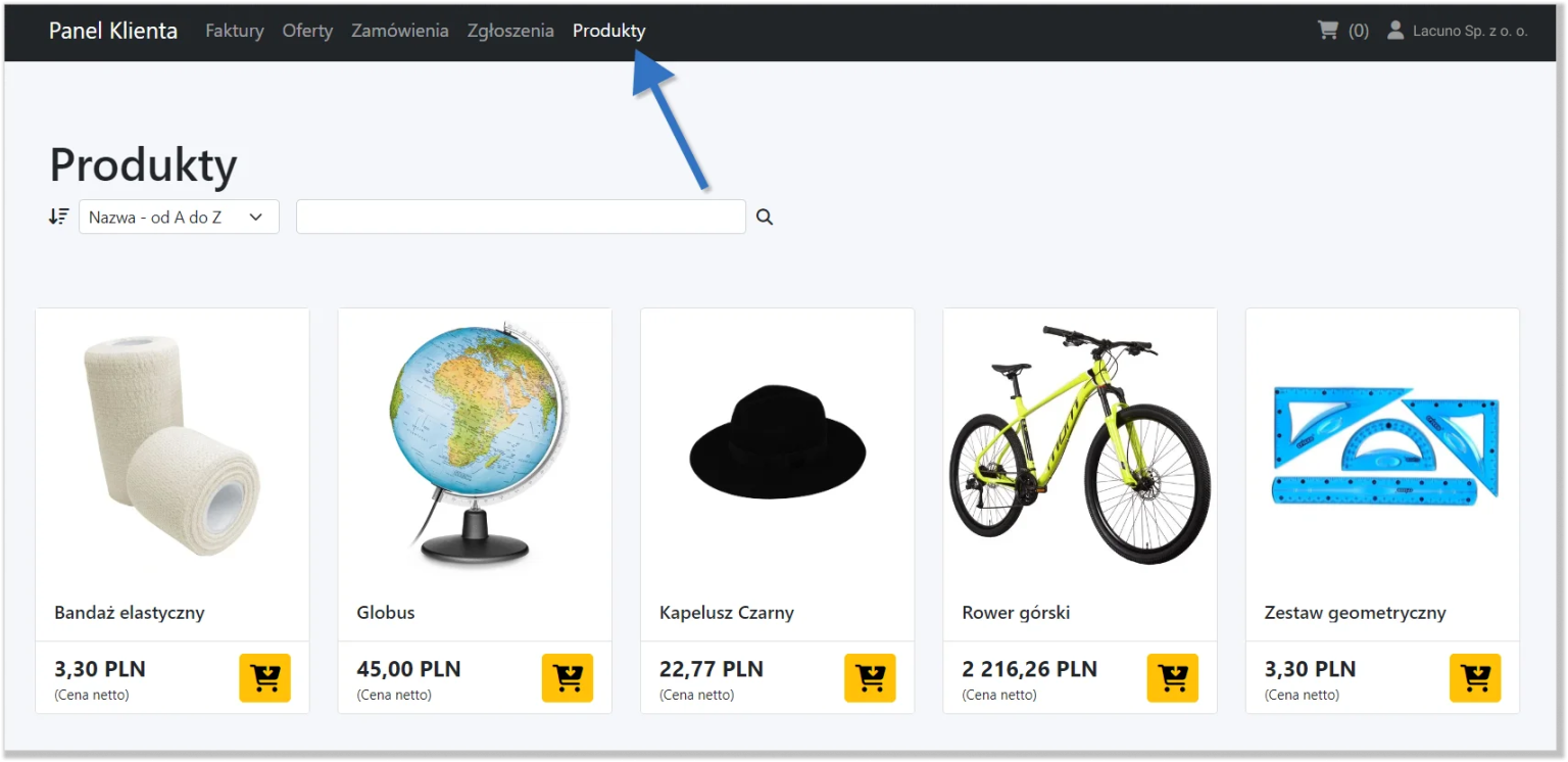 Panel Klienta - System CRM i oprogramowanie WMS Firmao